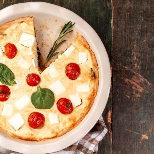 Receita de torta vegetariana de abobrinha - MundoBoaForma