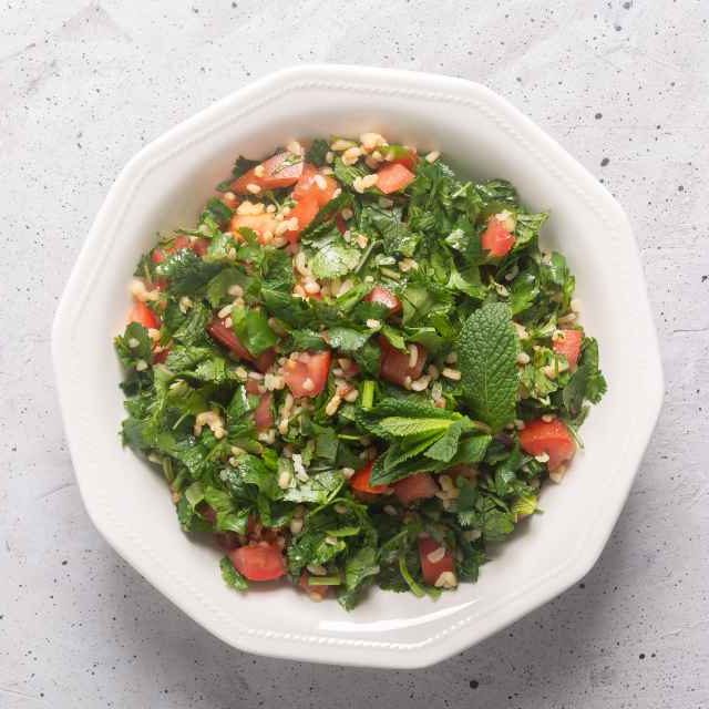 Receita de tabule light e saudável fácil de fazer