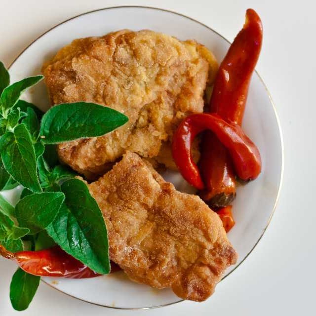 Receita de frango à milanesa light empanado na aveia