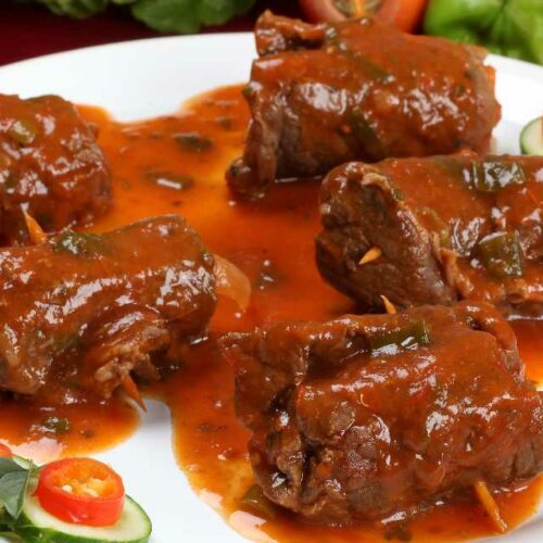 Receita de bife à rolê light - MundoBoaForma