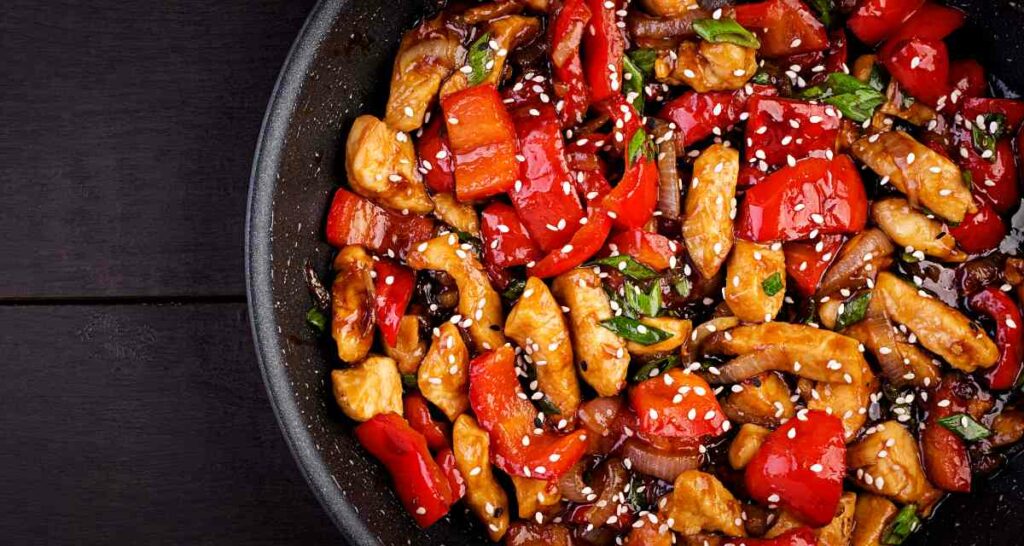 Receita de frango xadrez light - MundoBoaForma