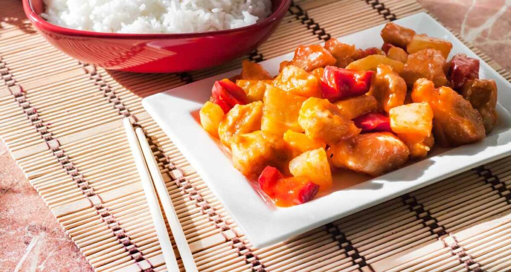 Receita de frango agridoce light - MundoBoaForma