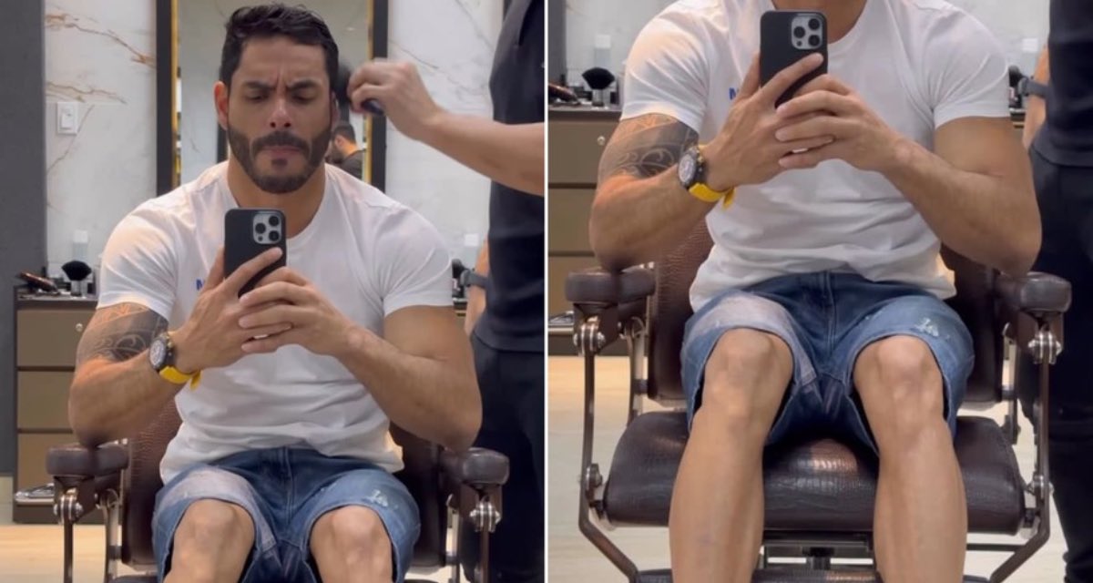 Ex-BBB Rodolffo viraliza por pernas finas em vídeo na academia ... Ex-BBB Rodolffo viraliza por pernas finas em vídeo na academia ...
