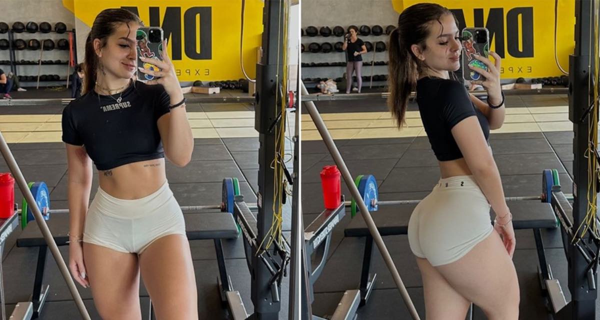 Mel Maia, agora solteira, se joga na academia e dá viradinha para ... Mel Maia, agora solteira, se joga na academia e dá viradinha para ...