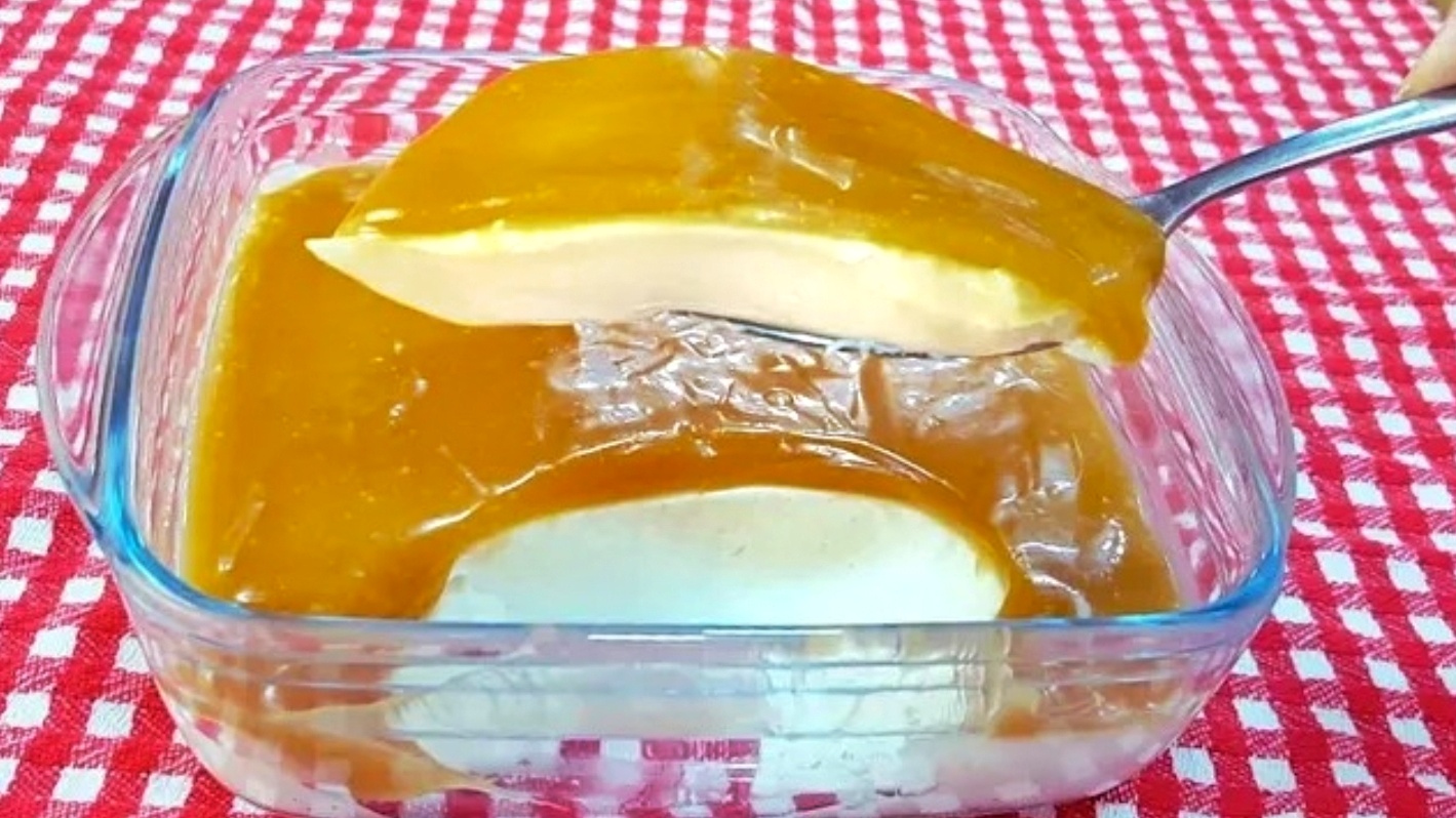 Doce delicioso com poucas calorias e só 4 ingredientes - É sem açúcar ...